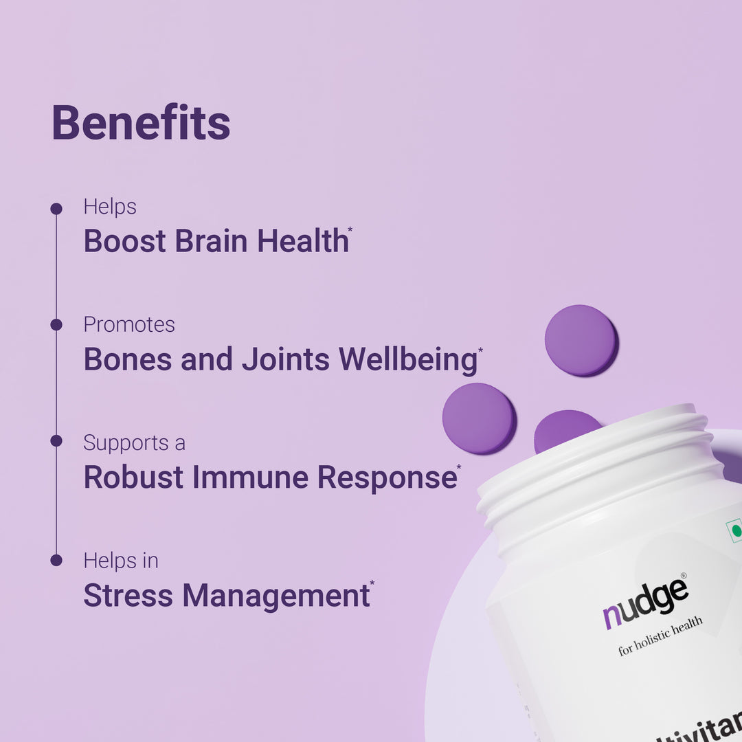 Buy Multivitamin Tablets at Best Price | Nudge Wellness